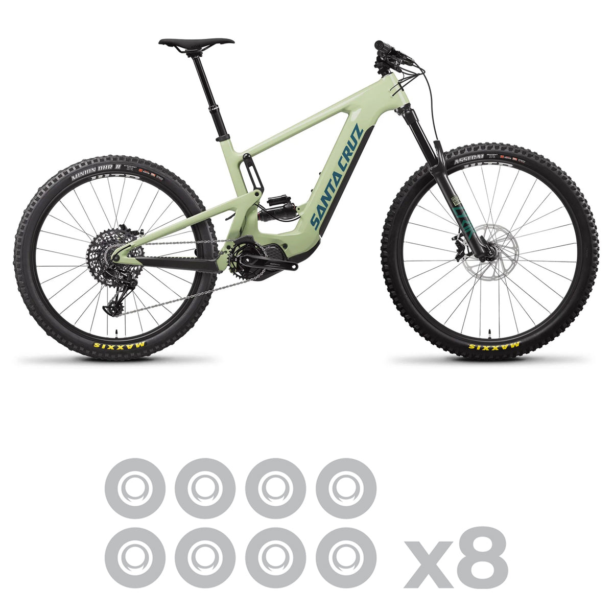 SANTA CRUZ HECKLER 8/9 2020 Frame Pivot Bearings | Bearings4bikes.com ...